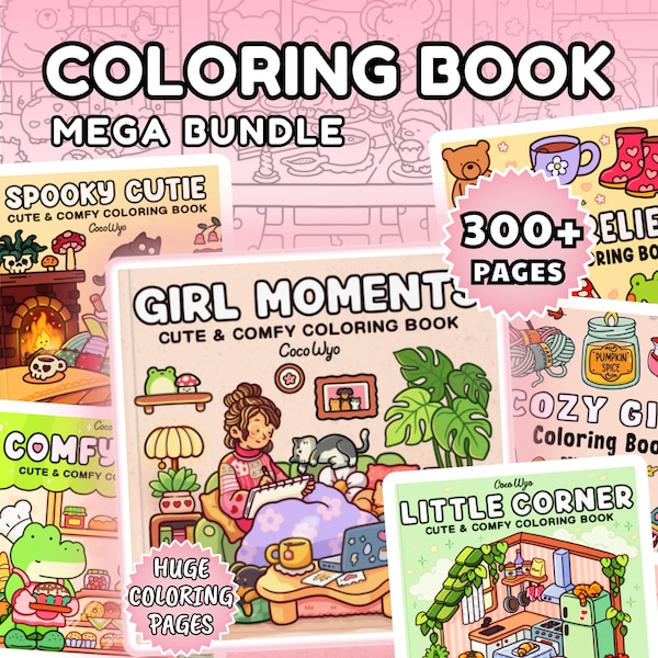 Coco Wyo Coloring Books - Etsy
