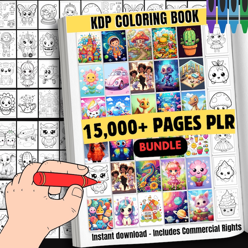 Coloring Book - Etsy