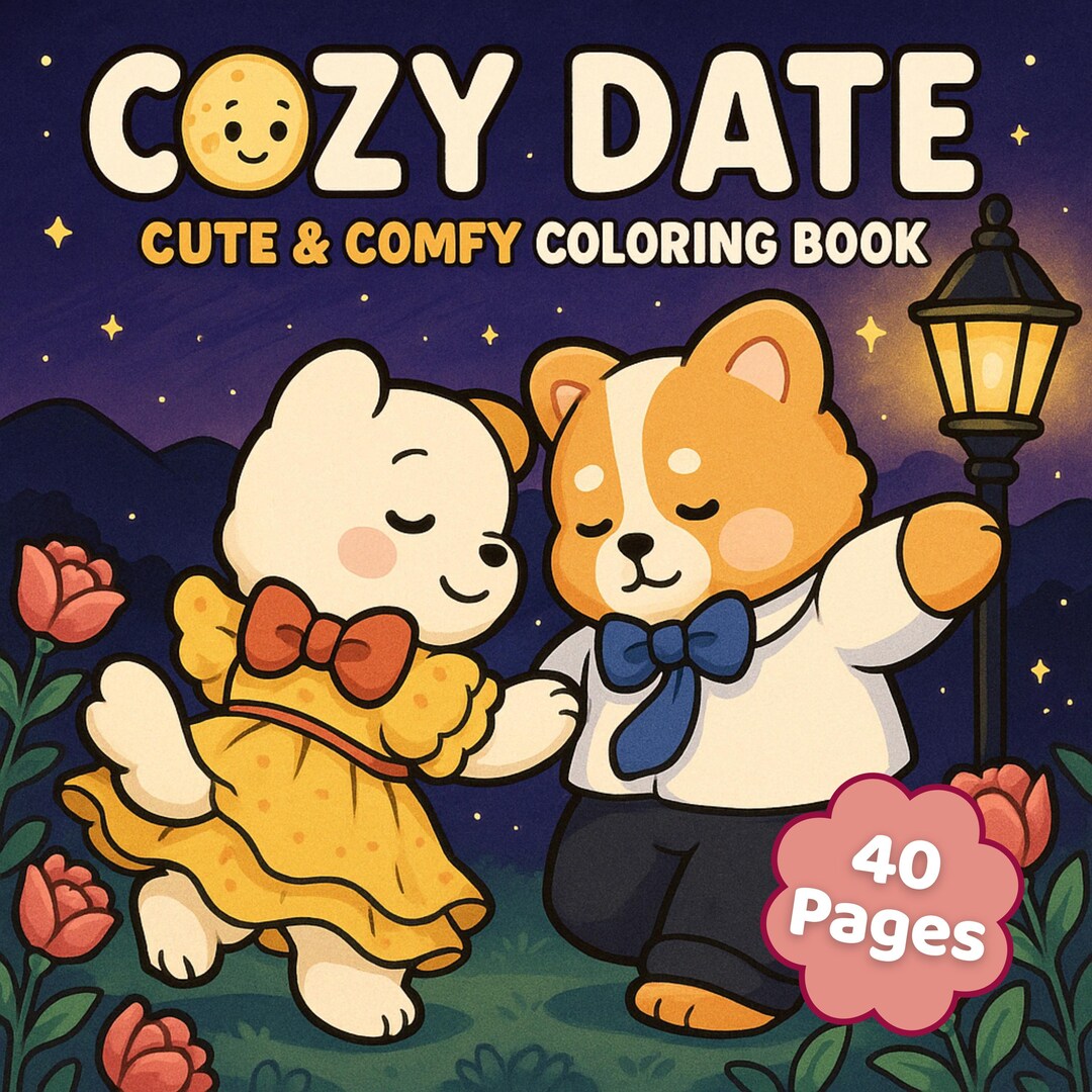Cozy Date Coloring Book, Coco Wyo, Coloring Book Pdf, Coloring Book ...