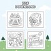 Cozy Spring Coloring Pages, 50 Sunny, Bold & Easy Illustrations to ...