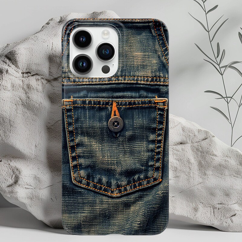 Denim Phone Case - Etsy