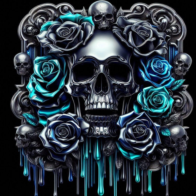 Beautiful Ornate Gothic Skulls - Etsy
