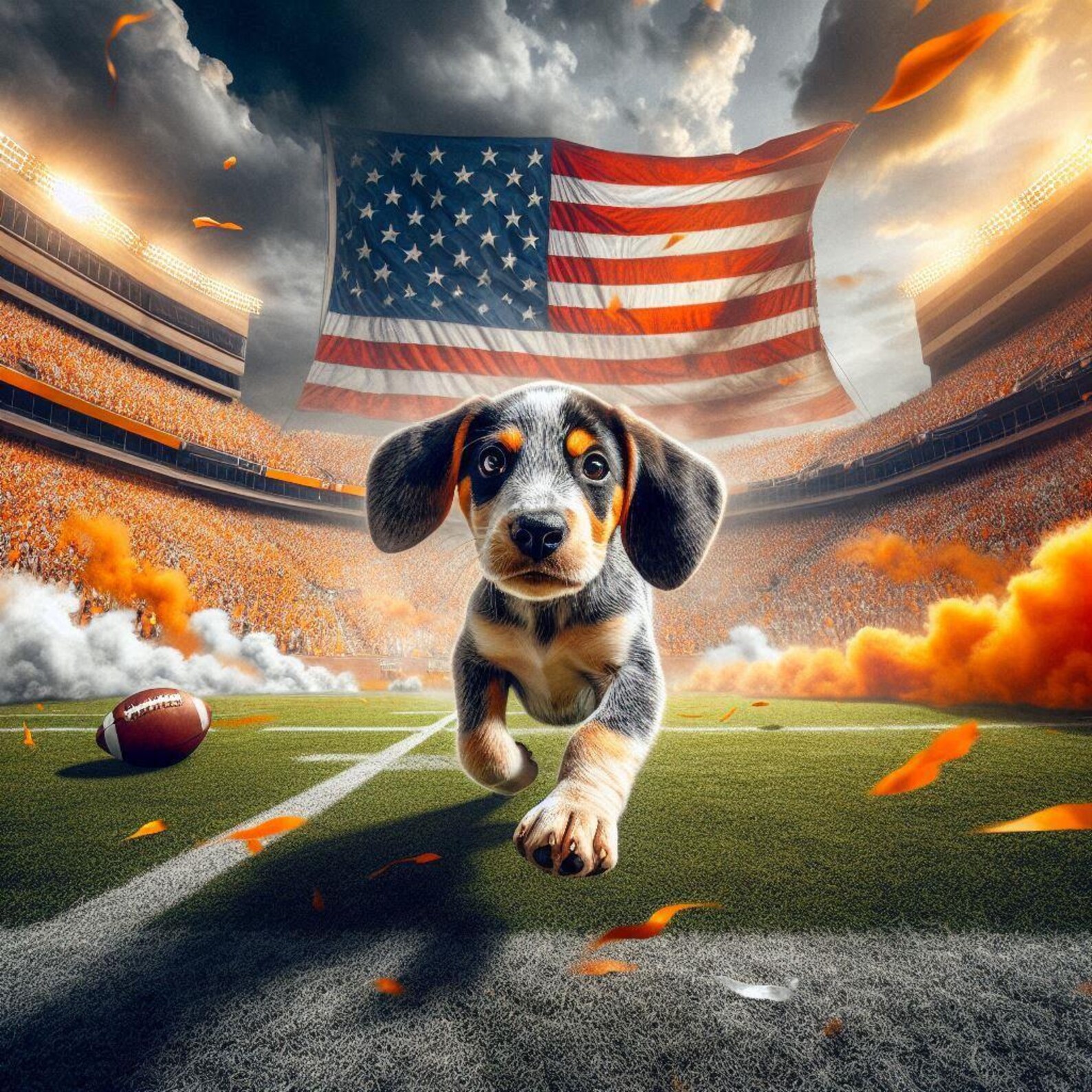 Tennessee Smokey With Flag - Etsy