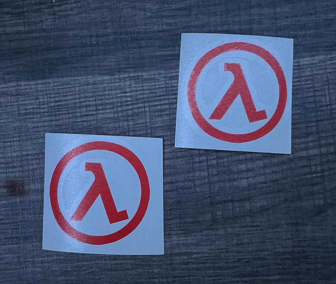 2.5in Half-life Lambda Stickers - Etsy