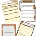 Book Style Teacher Lesson Planning Pages- Astroprintablesshop - Etsy