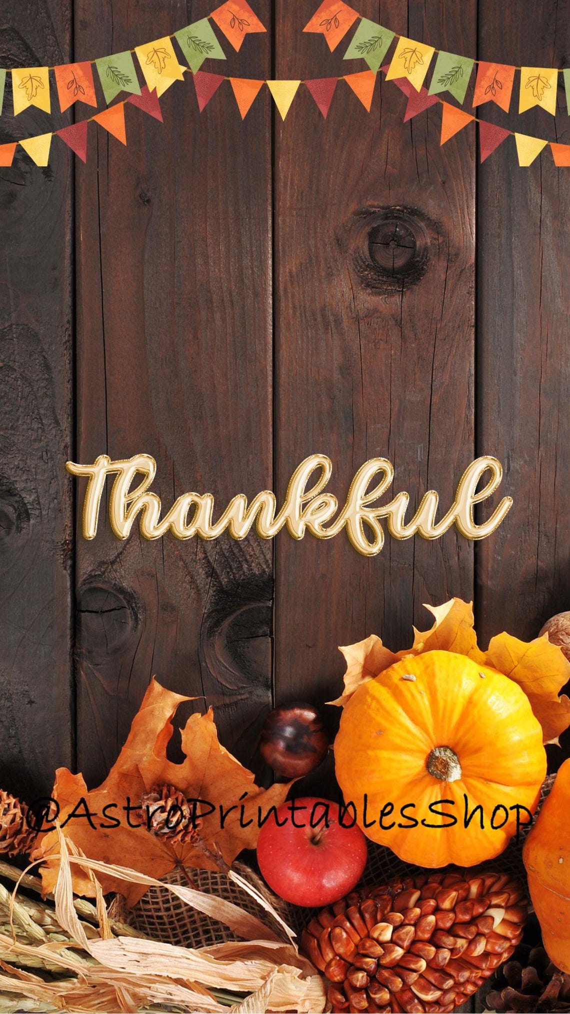 Thanksgiving Phone Background Astroprintablesshop - Etsy