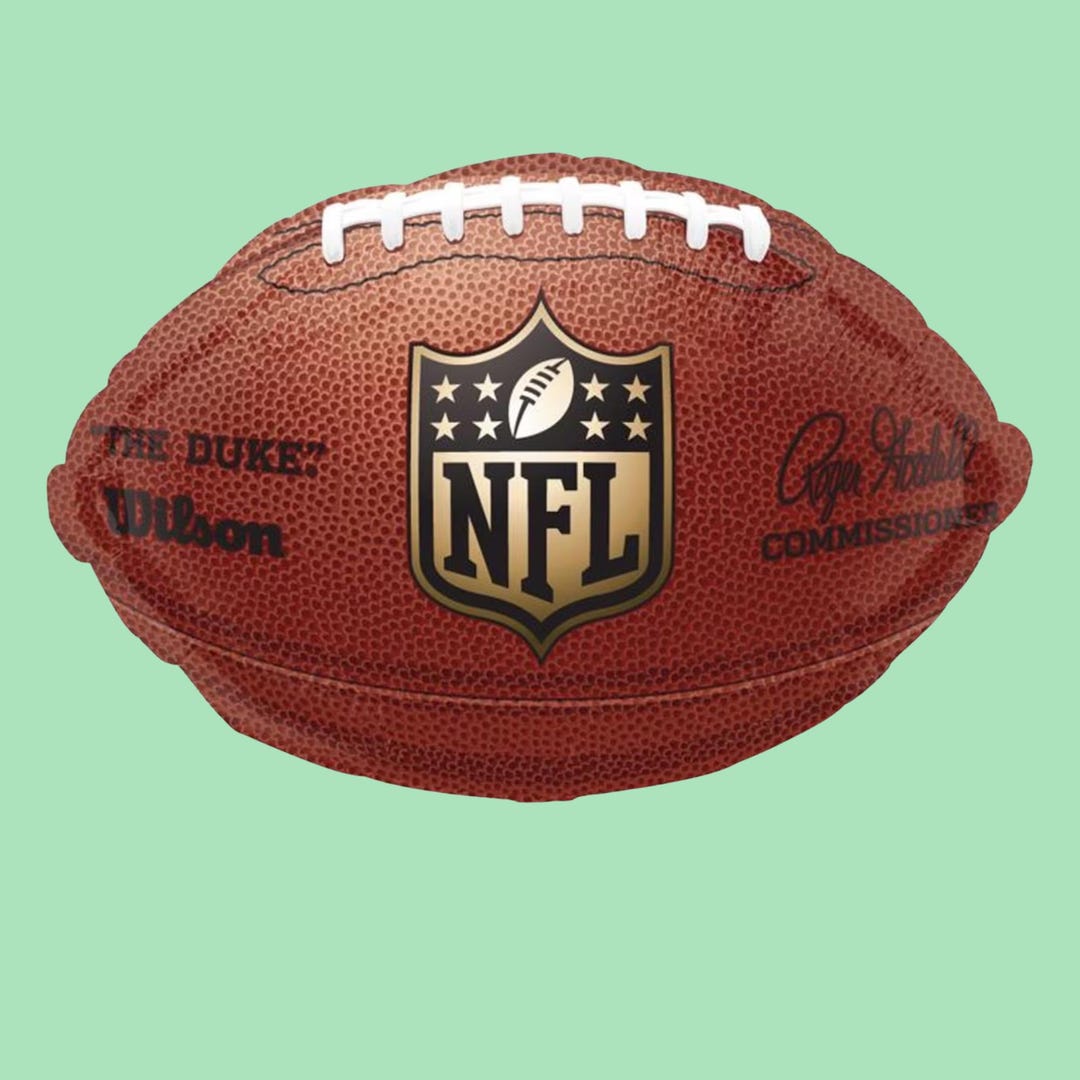 Classic NFL Football Balloon: Super Bowl Party Supplies - Etsy