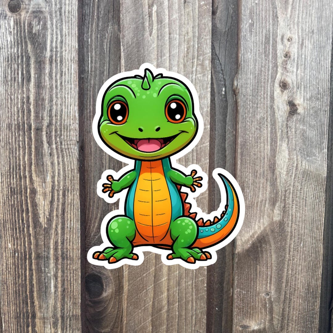 Kawaii Style Desert Lizard Sticker DSRT Lizard 0022 - Etsy