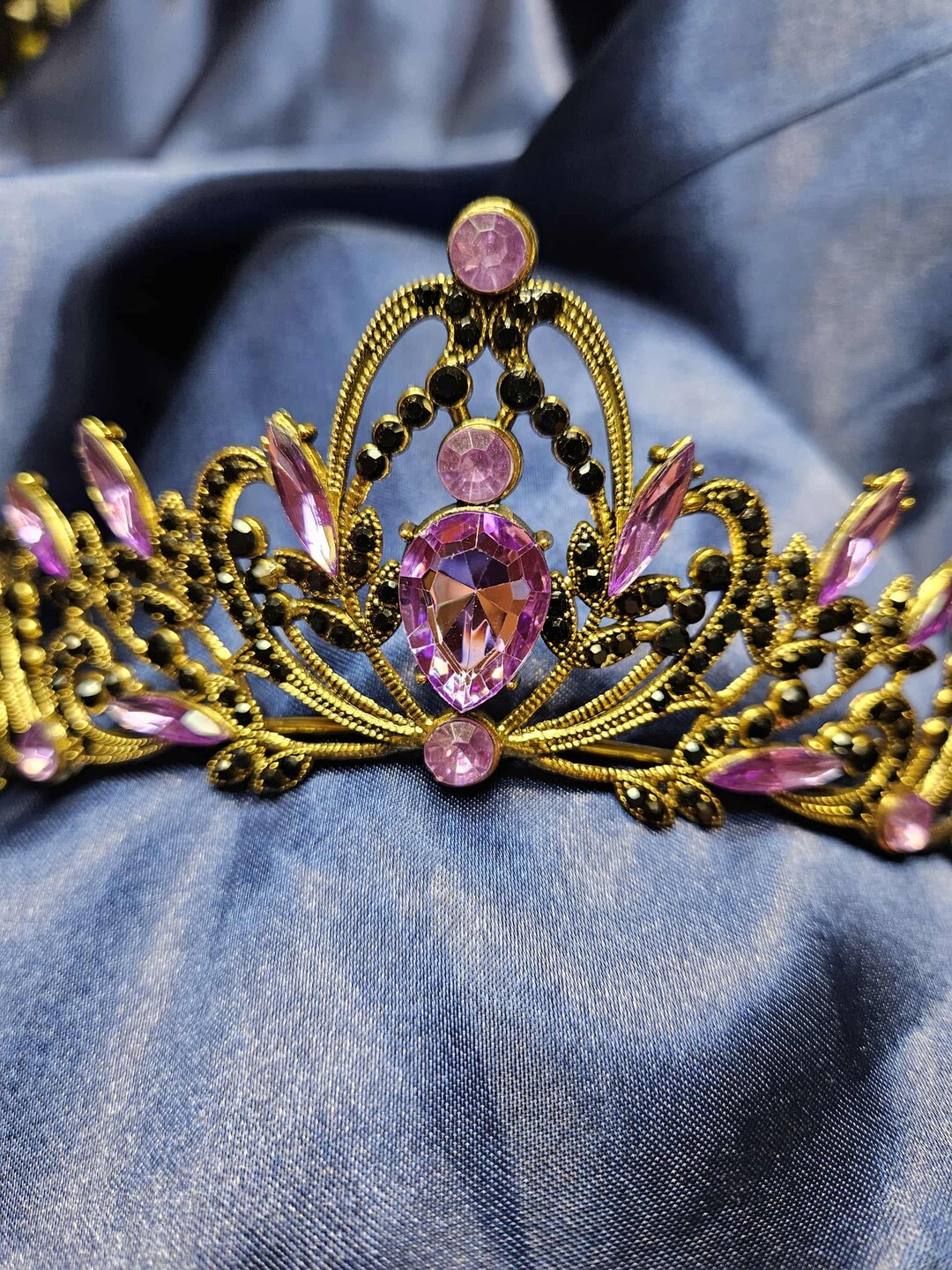 Tiara With Pretty Gems - Etsy