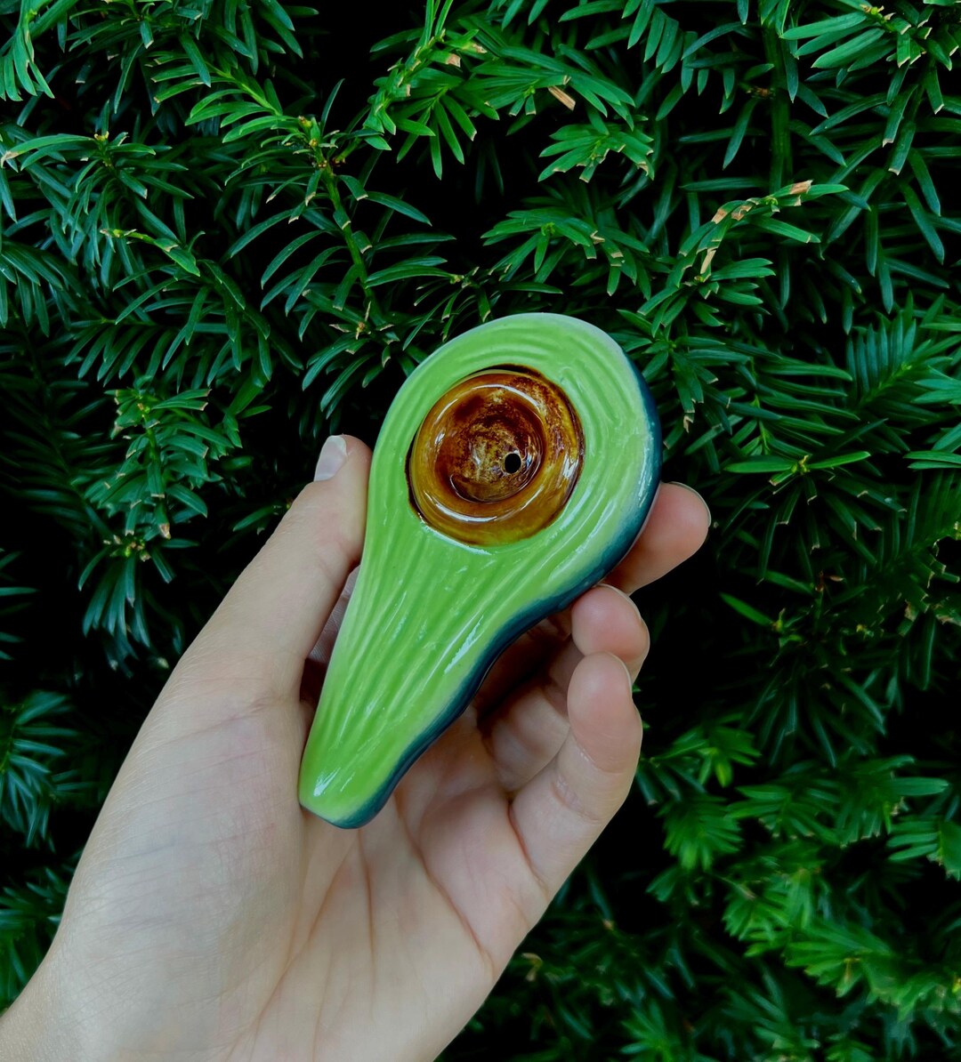 Avocado Ceramic Pipe - Etsy