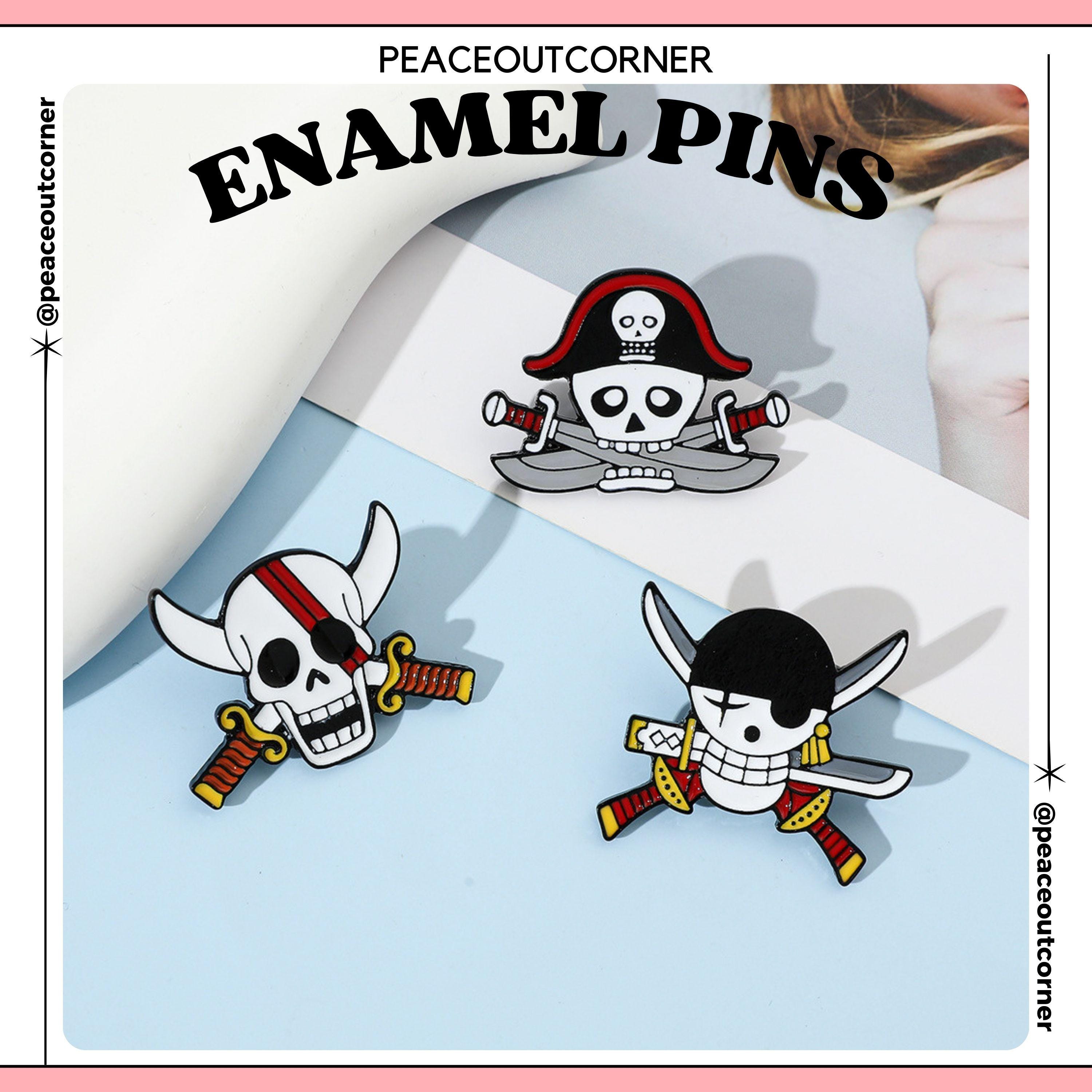 One Piece Enamel Pins Iconic Anime Collectible Badges for Fans for ...