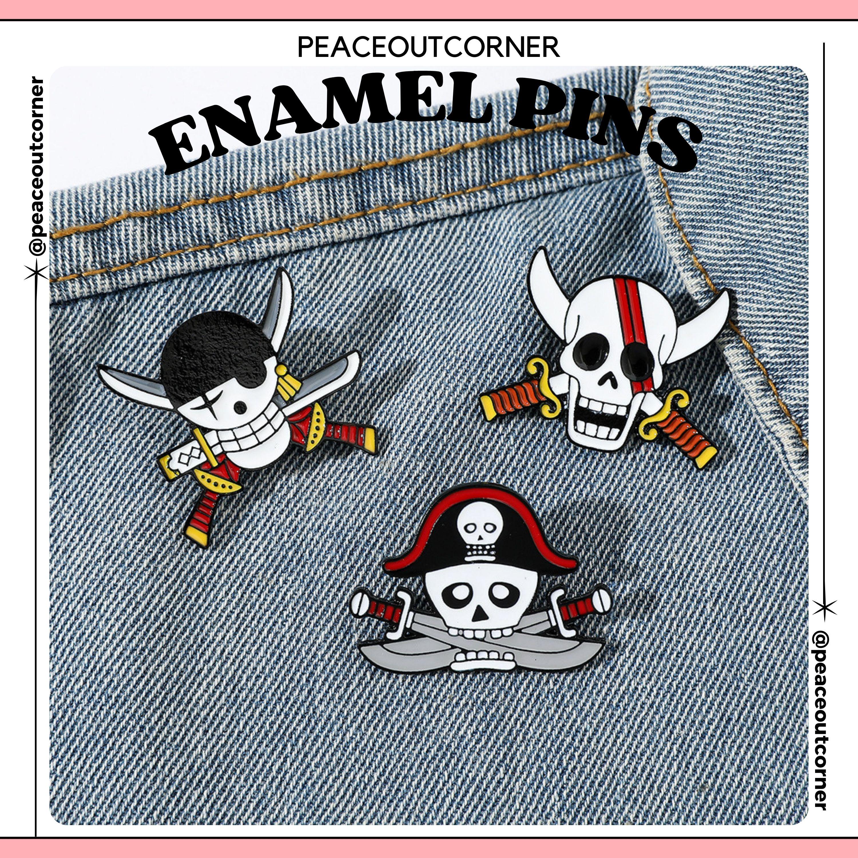 One Piece Enamel Pins Iconic Anime Collectible Badges for Fans for ...