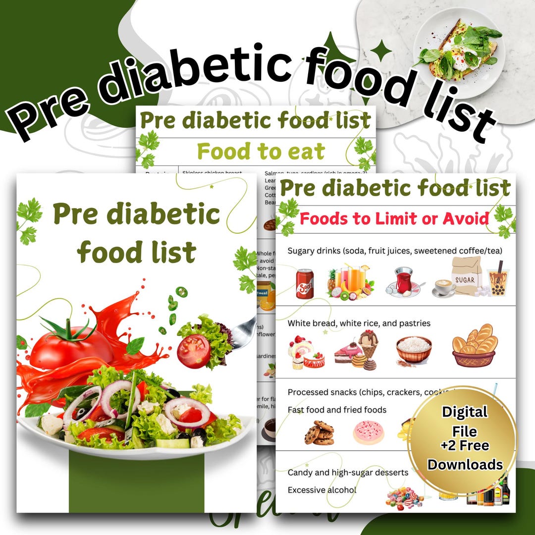 Pre Diabetes Food List, Prediabetic Foods, Prediabetes Food Chart, Pre ...