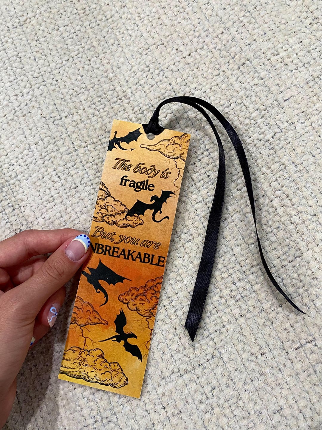 Iron Flame Inspired Book Mark - Etsy