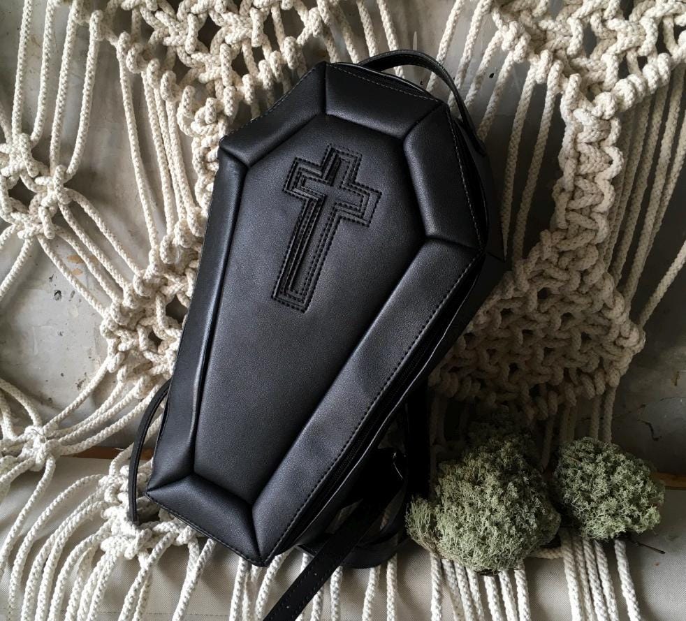 Coffin Backpack Casket Backpack - Etsy