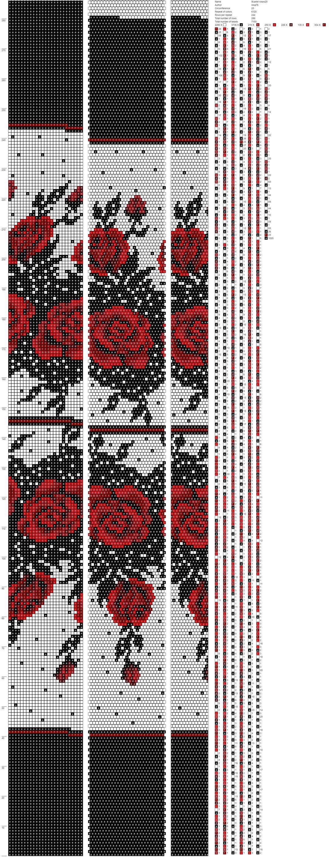 Bead Crochet Pattern PDF, Pattern for Necklace and Bracelet Bead ...