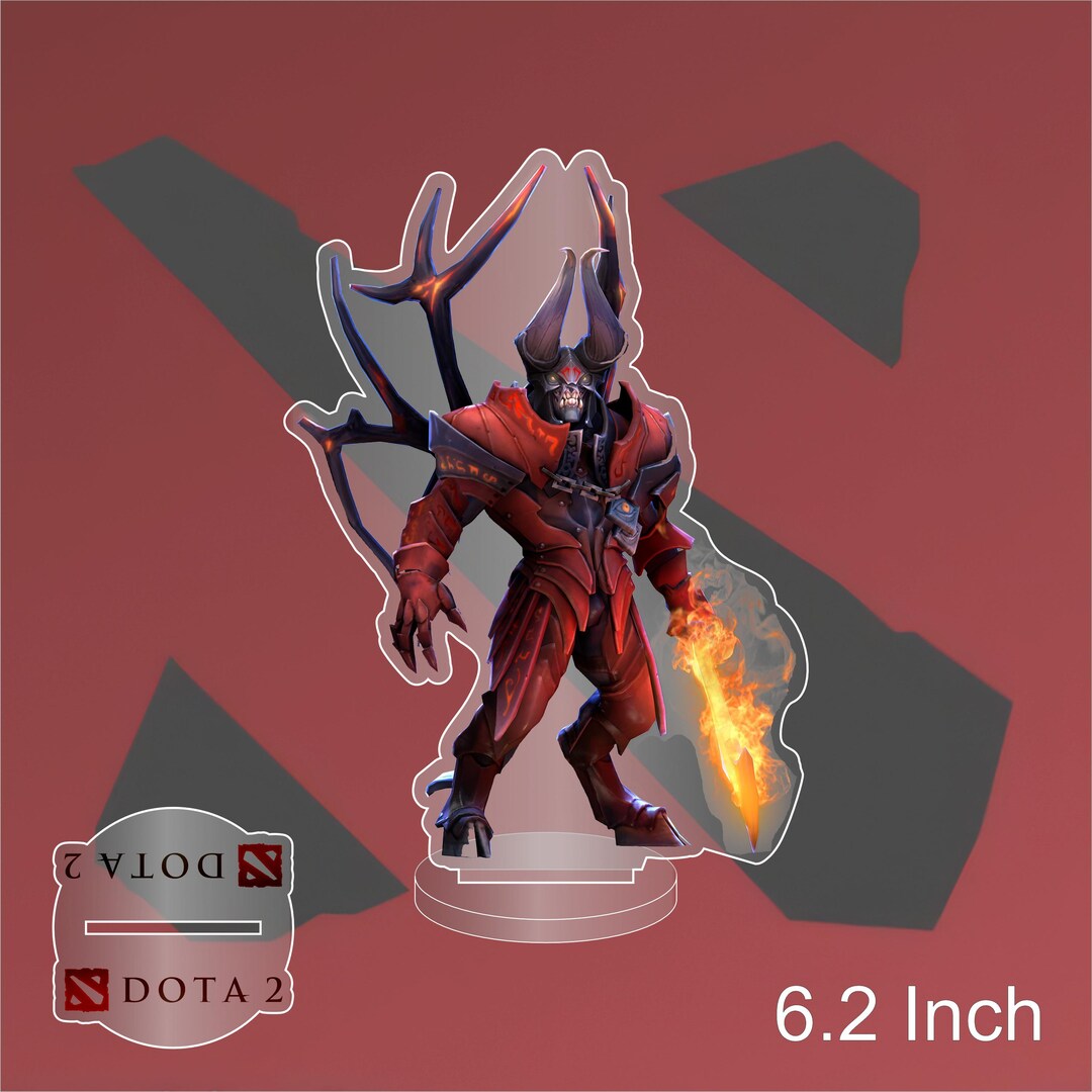 Acrylic Stands Figure Dota 2 - Doom - Etsy