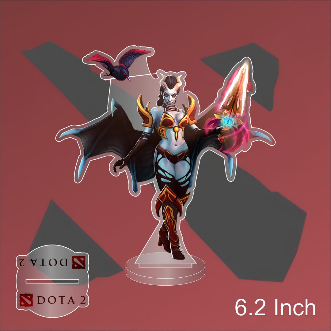 Acrylic Stands Figure Dota 2 - Queen of Pain - Etsy