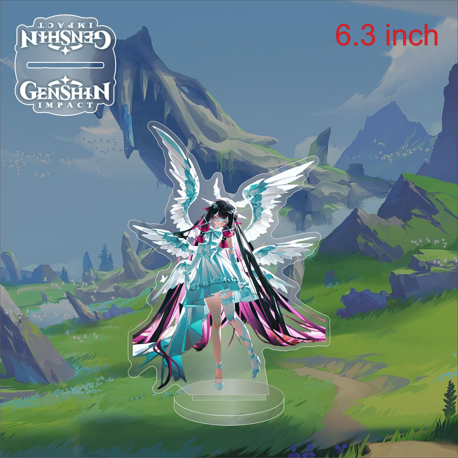 Acrylic Stands Figure Genshin Impact - Damselette Columbina Avatar - Etsy