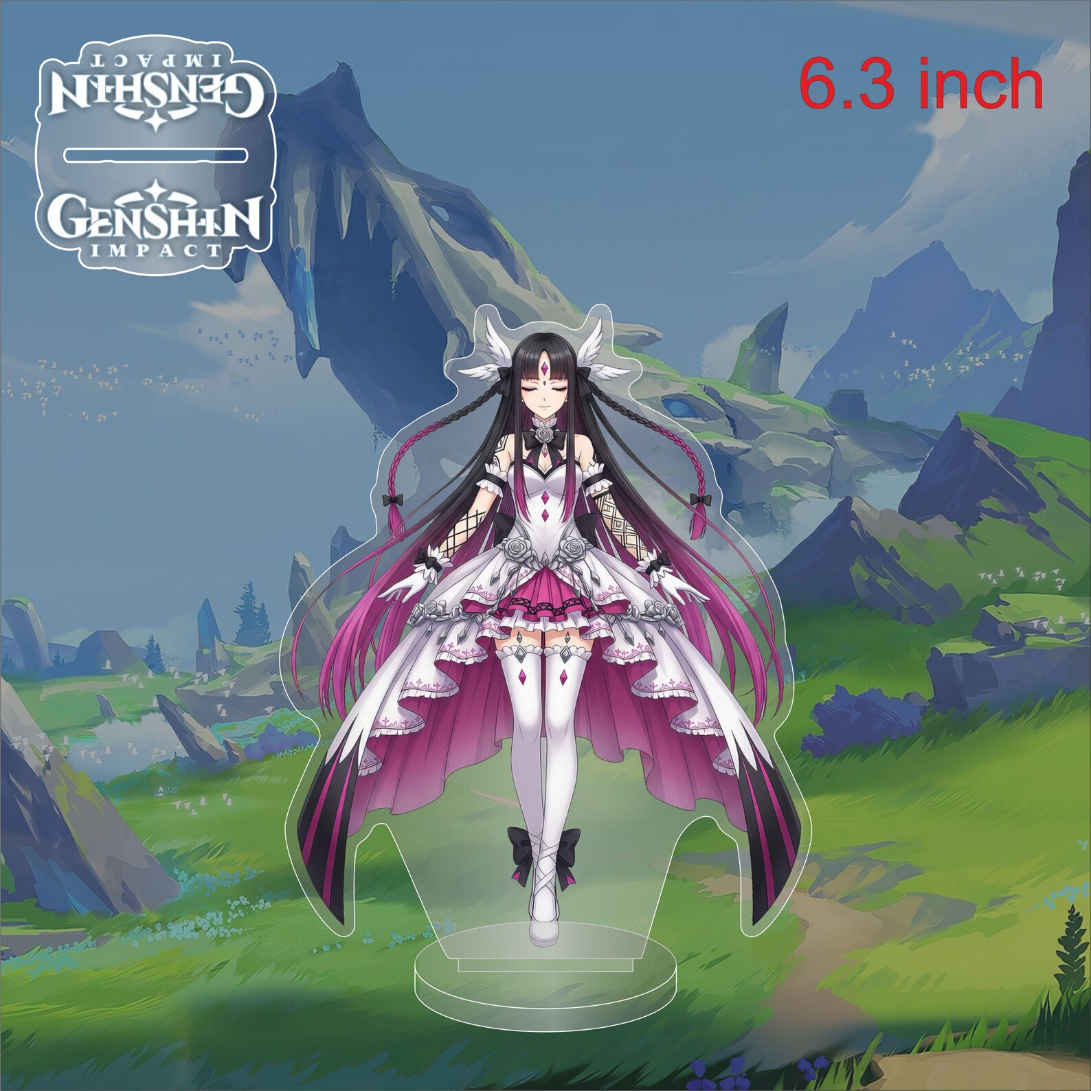 Acrylic Stands Figure Genshin Impact - Damselette Columbina Avatar - Etsy