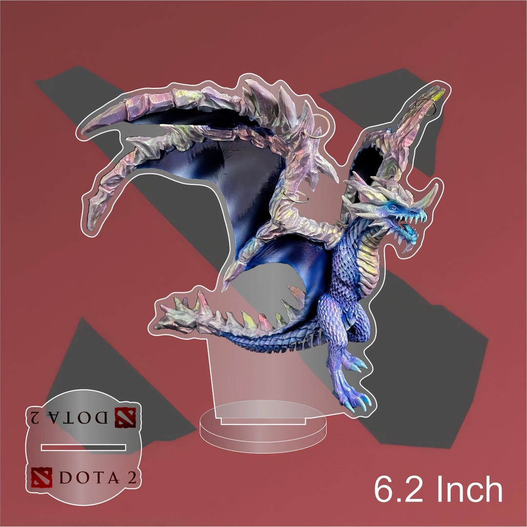 Acrylic Stands Figure Dota 2 - Winter Wyvern - Etsy