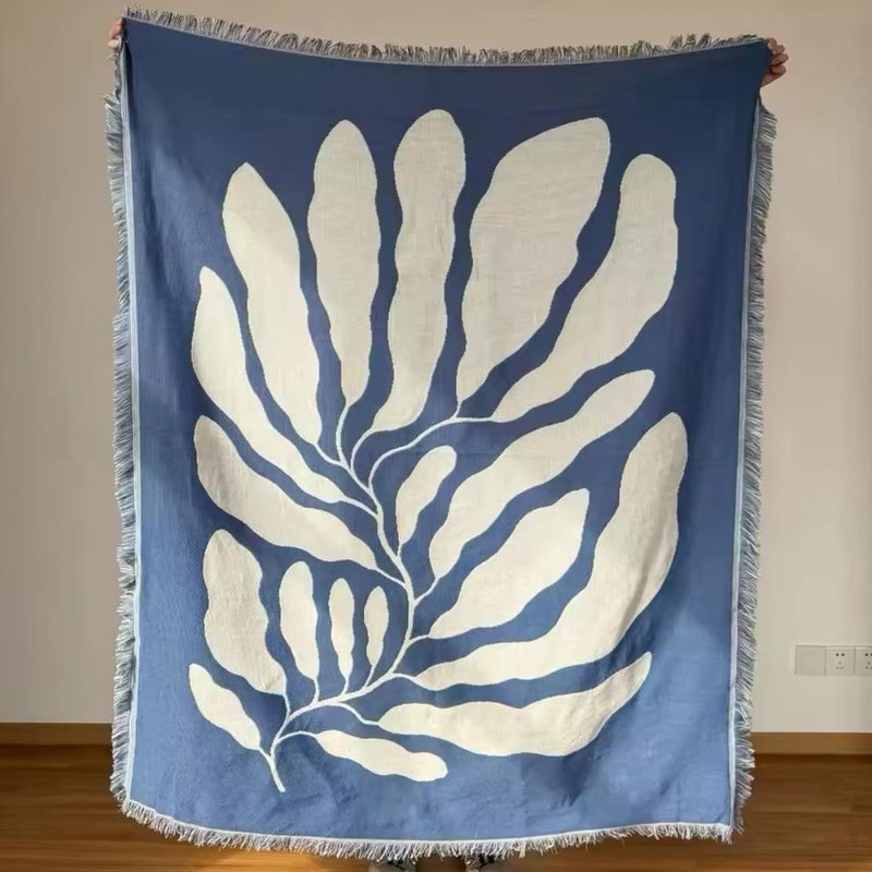 Leaf Throw Blanket - Etsy