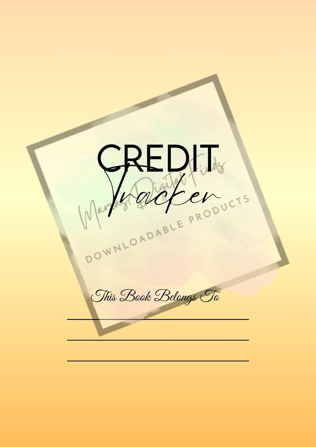 Printable Credit Tracker, College Class Tracker, University Student ...