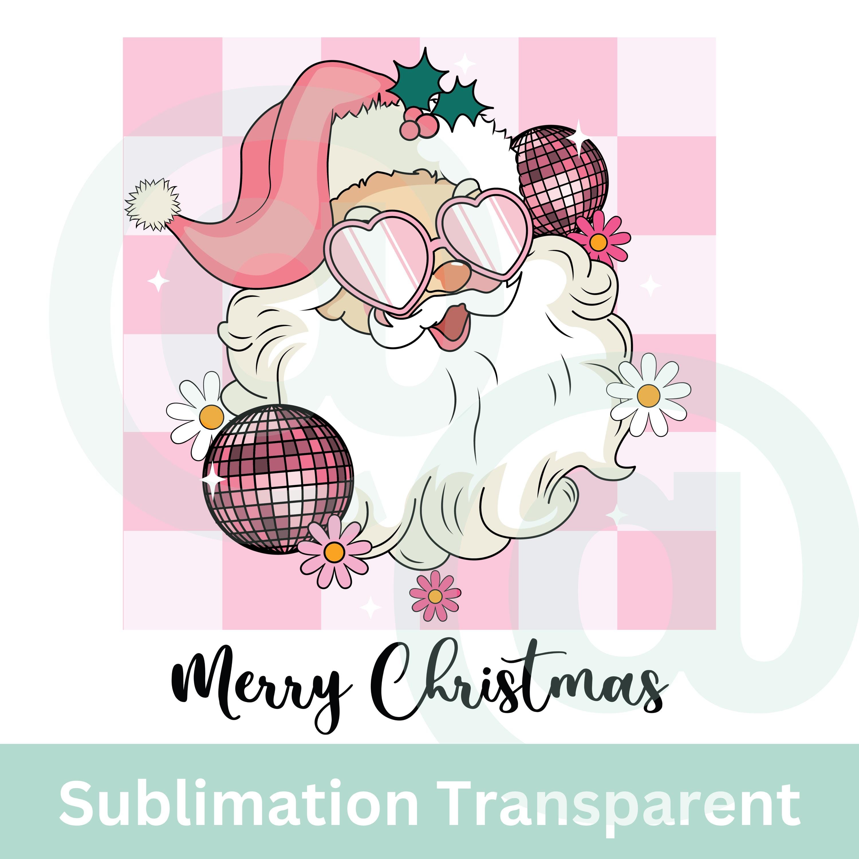 Santa Png, Christmas Png, Christmas Santa Png, Retro Christmas Png ...