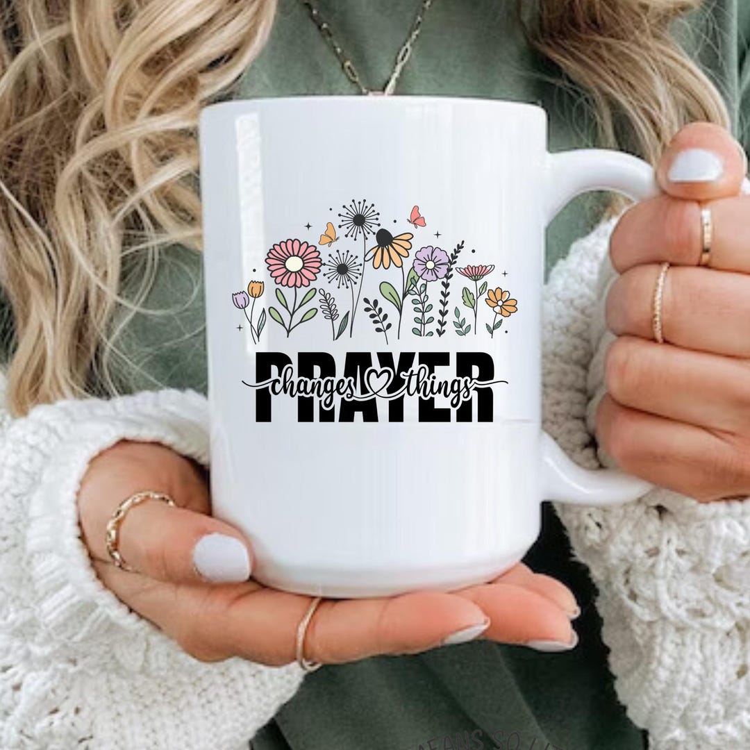 Christian Bible Verse Mug Inspirational Scripture Coffee Mug Faith ...