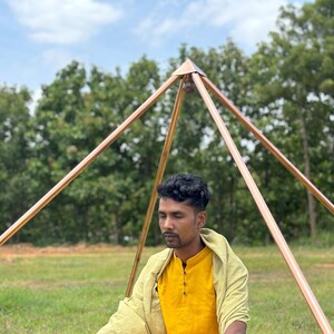 Deluxe 6-foot Copper Solid Giza Meditation Pyramid for Physical ...