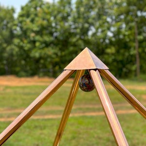 Deluxe 6-foot Copper Solid Giza Meditation Pyramid for Physical ...