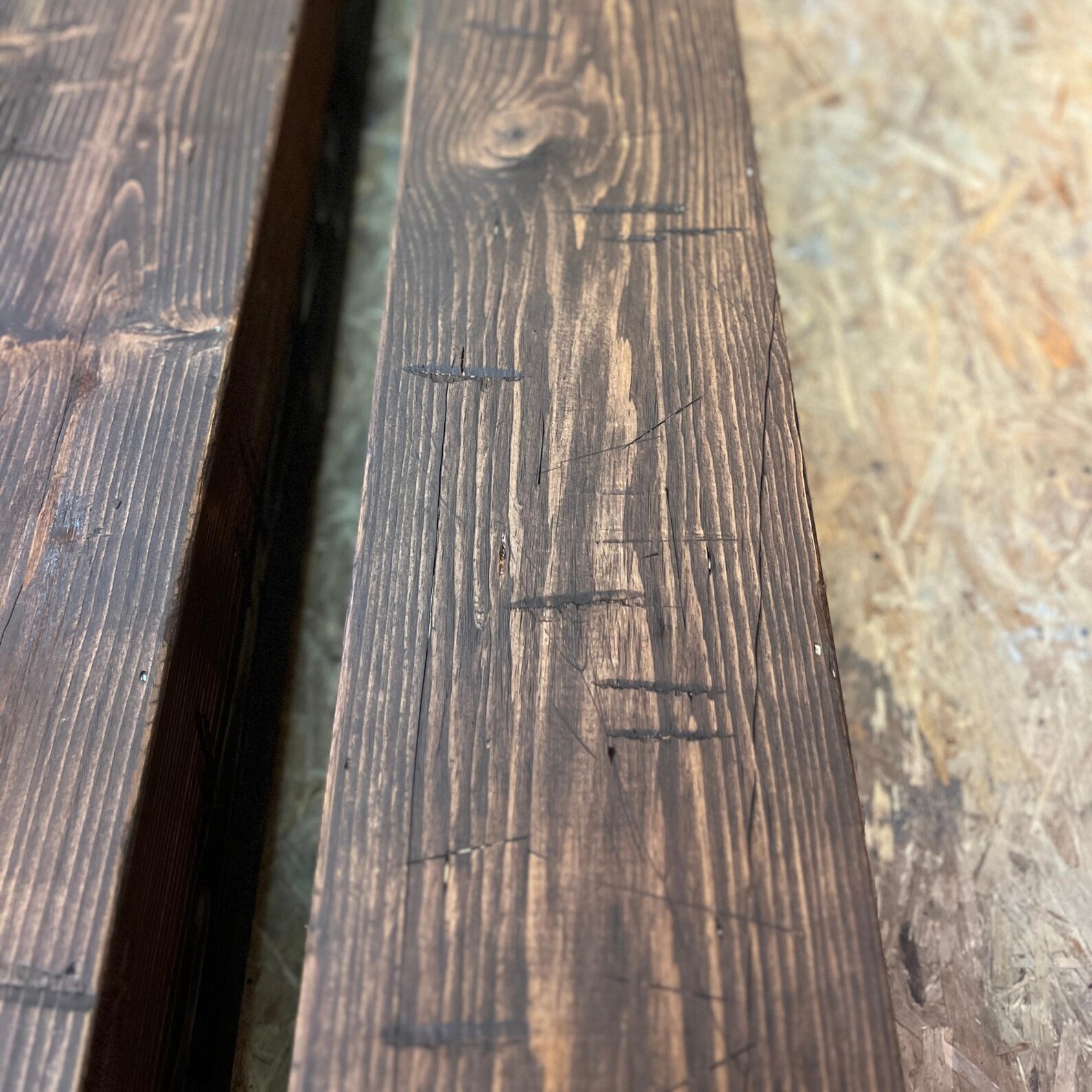 16ft. Hand Hewn Distressed Box Beams Rustic Beams Easy Installation - Etsy
