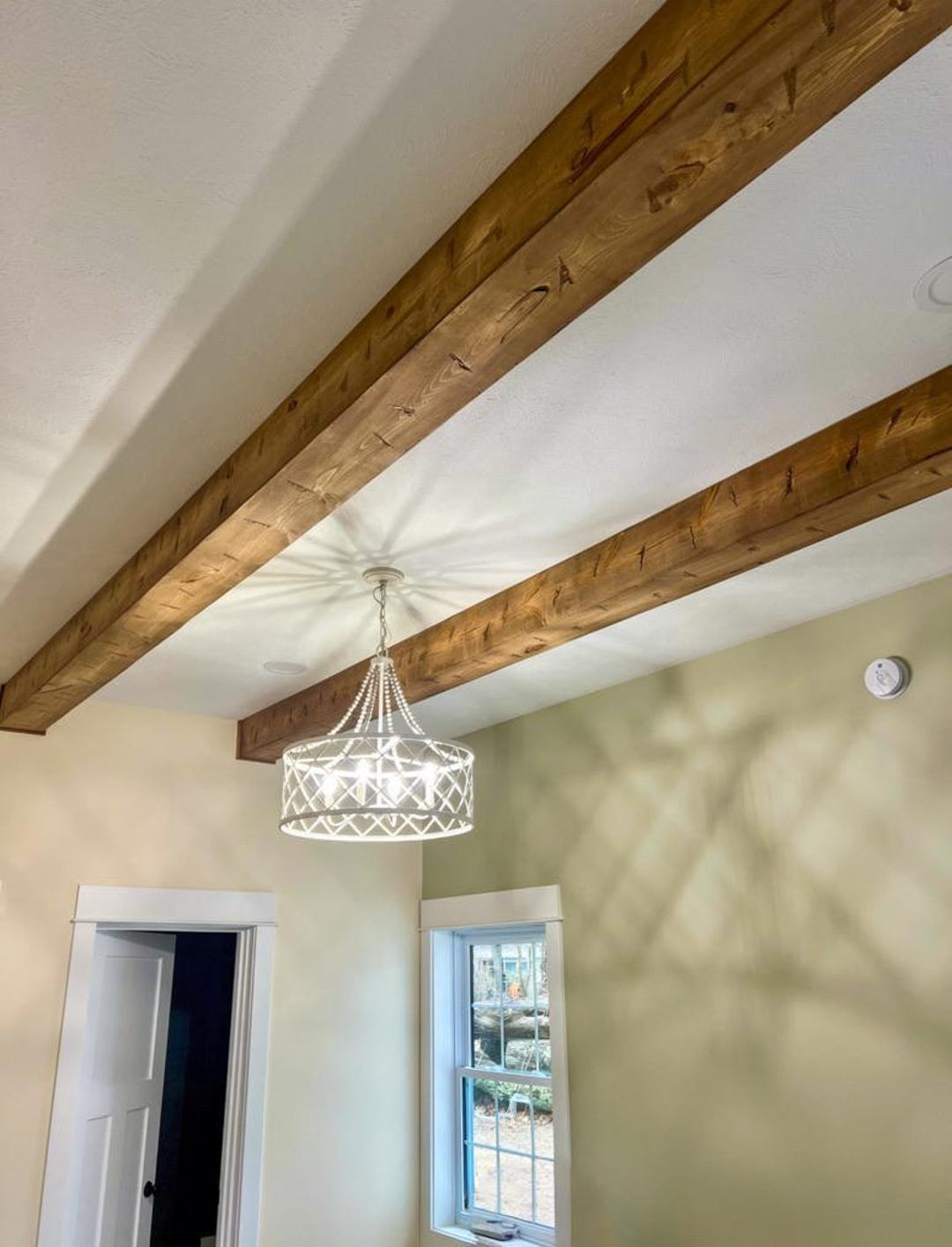 Ceiling Box Beams Non-distressed Modern Wood Beams Sleek & Easy DIY ...