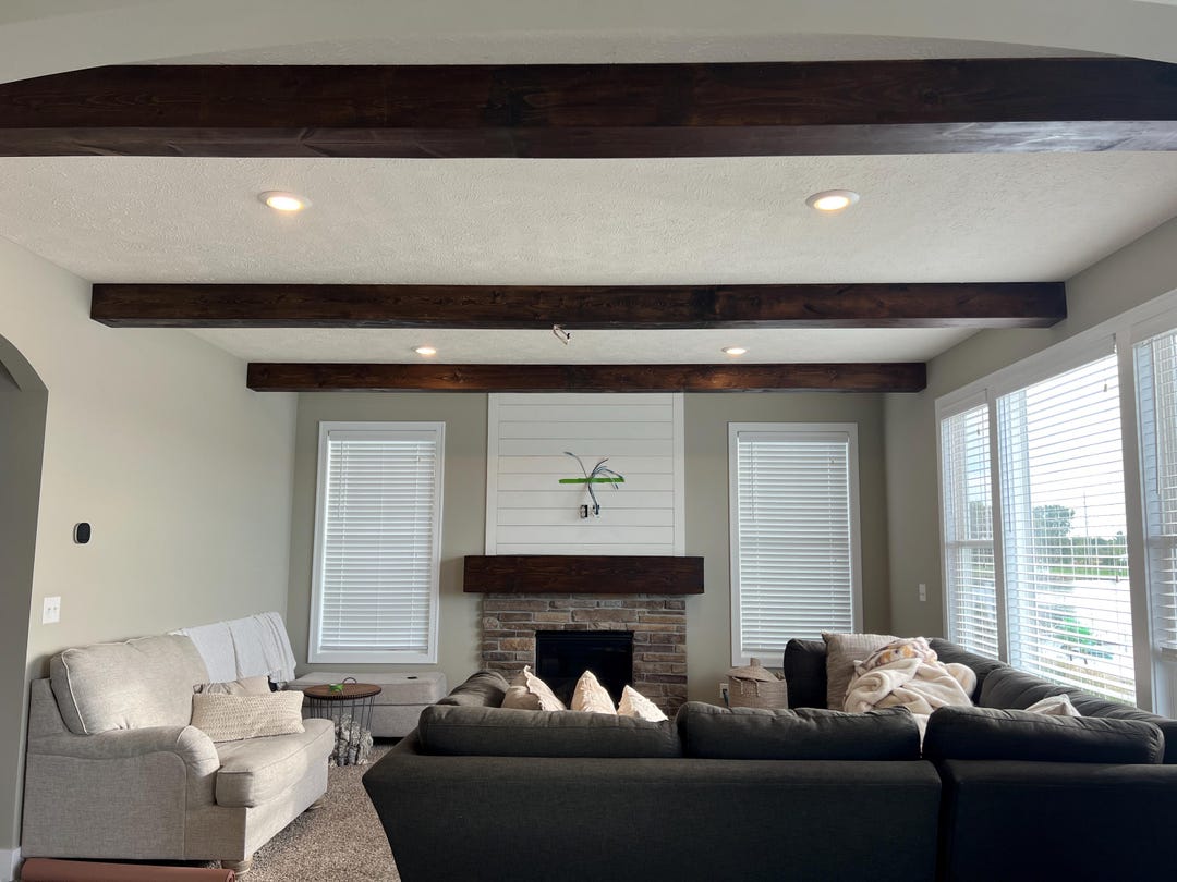 14ft. Modern Ceiling Box Beams Non-distressed, Clean, Sleek Design Easy ...