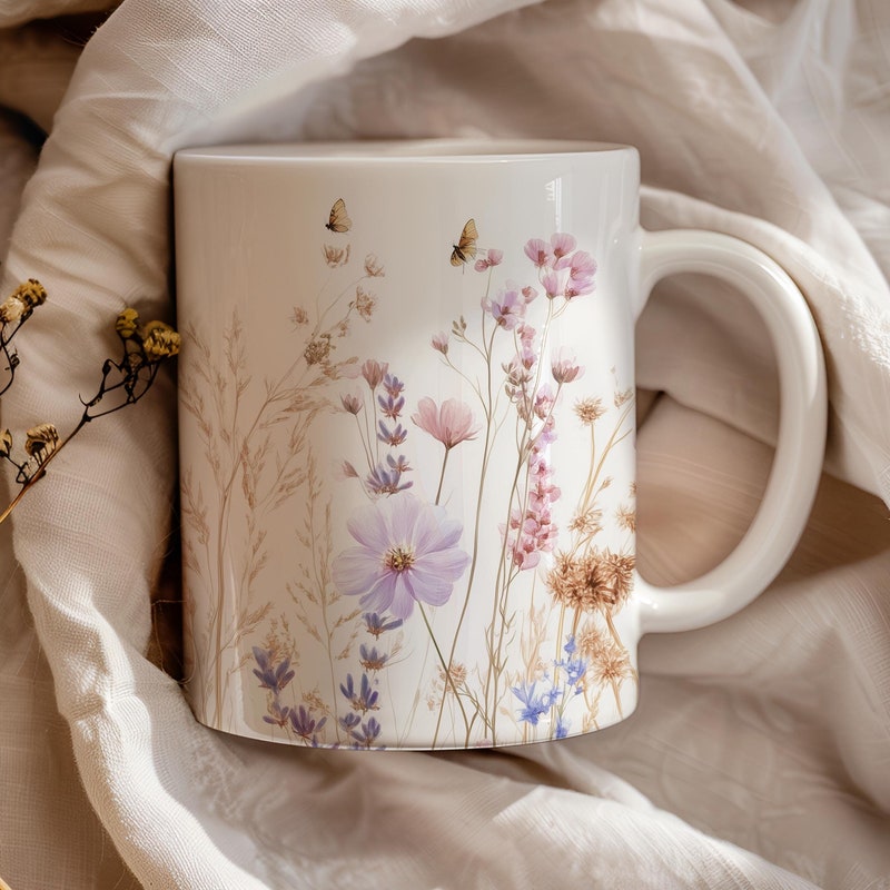 Flower Mugs - Etsy