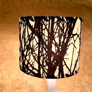 Sconce Half Shield Shades, Tree Silhouette Sconce Shield Lamp Shades - Etsy