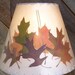 Oak and Maple Leaf Lamp Shade, Botanical Lampshade Made With Pressed ...