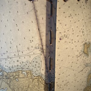Woods Hole Ocean Chart Lampshade, Vineyard Sound Map Lamp Shade, NOAA ...