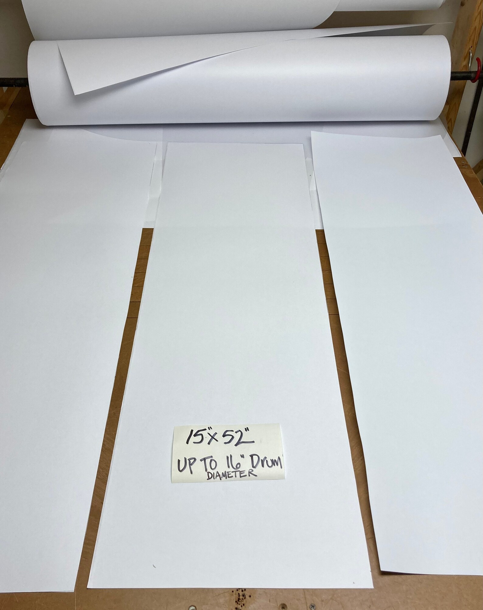 DIY Lamp Shade Styrene, 15" by 64" Adhesive Strip, up to 20" Drum ...