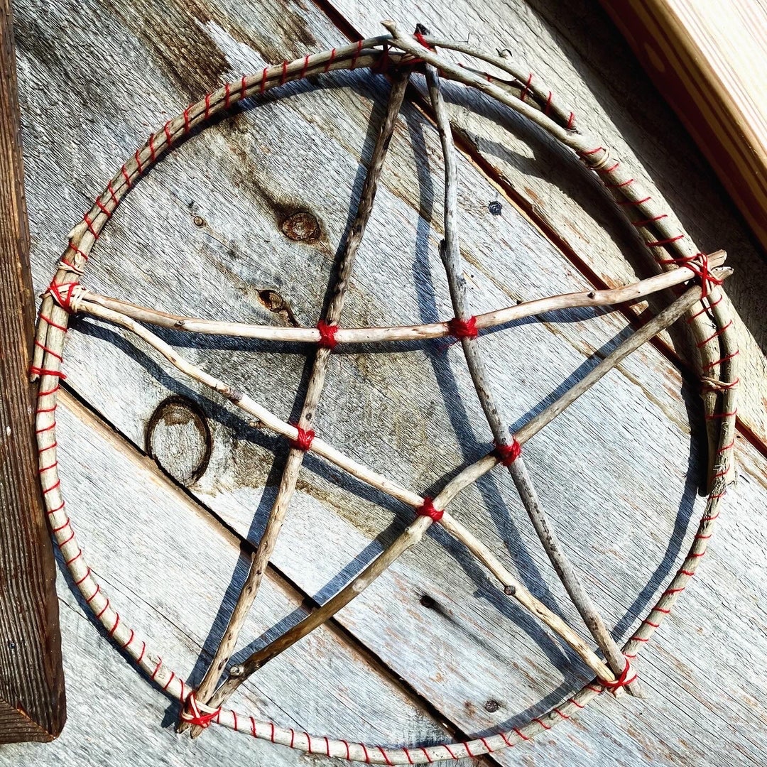 Driftwood Star, Weathered Wood Stick Pentacle - Etsy
