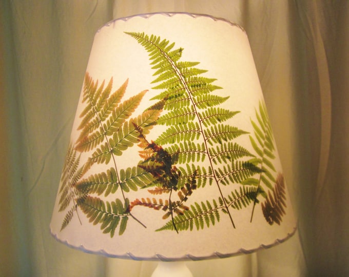Pressed Fern Botanical Lampshade - Etsy
