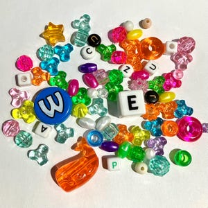 Destash Alphabet Beads for Stringing Jewelry, Over One Pound of ...