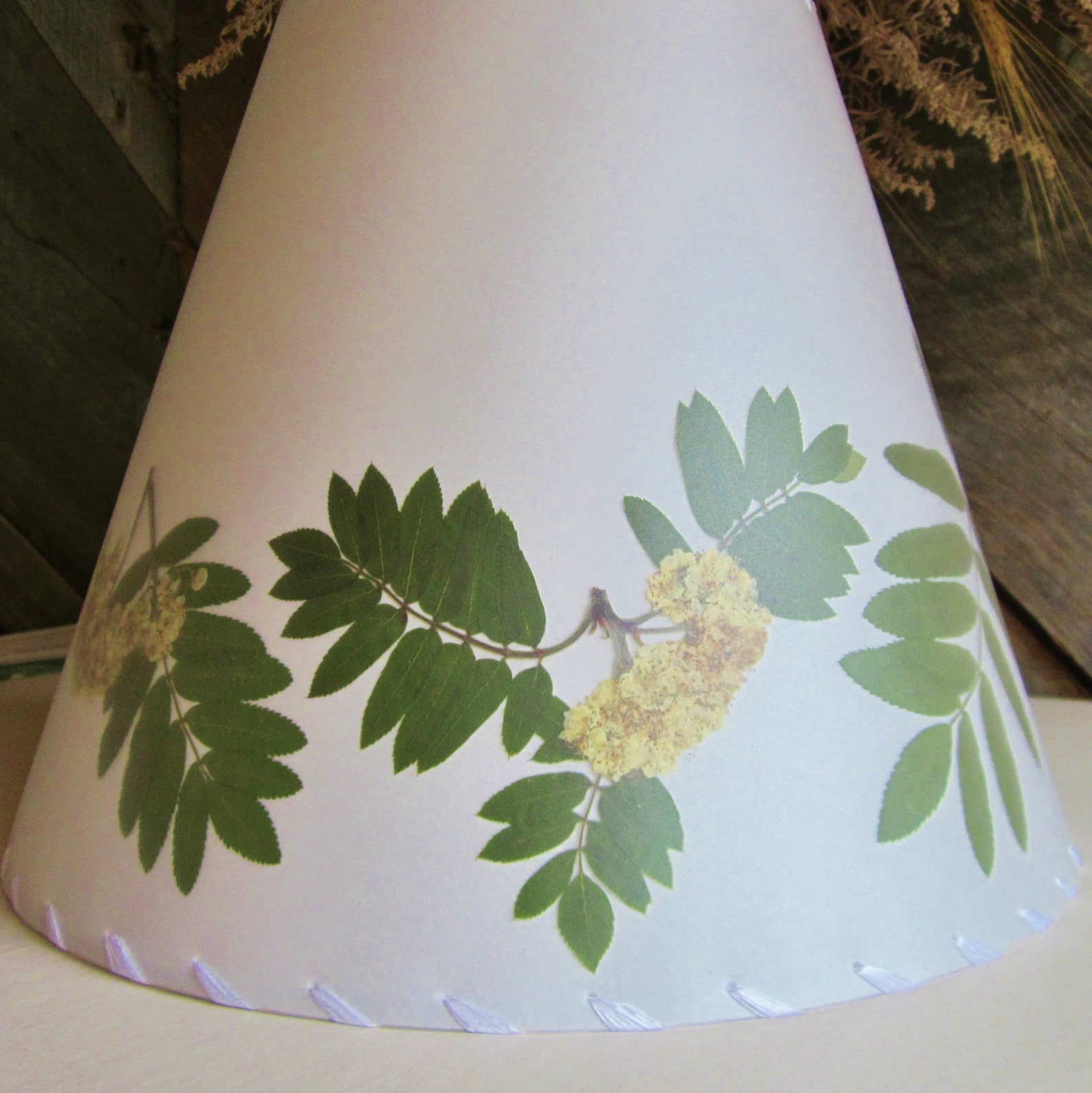Rowan Leaf Botanical Lamp Shade - Etsy