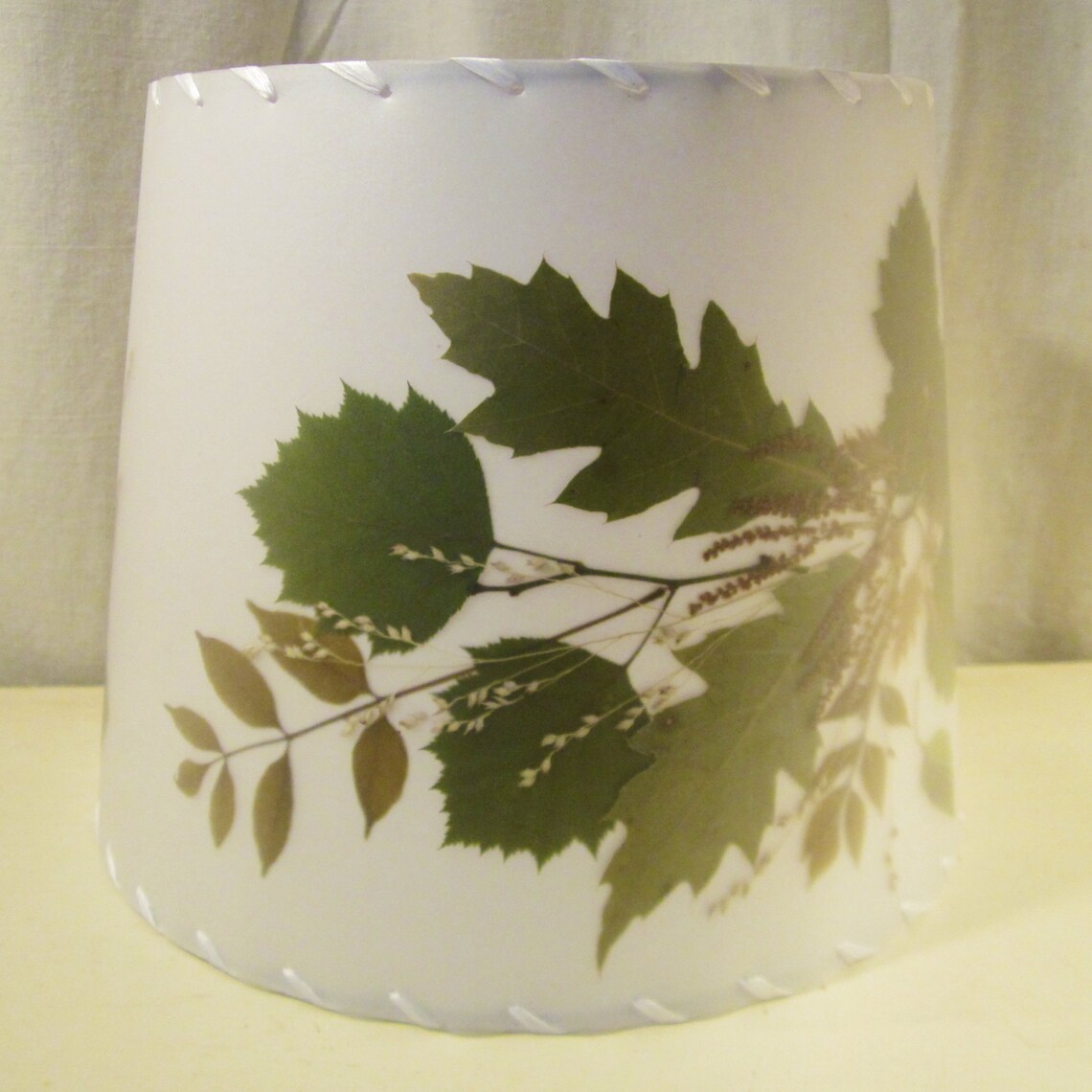 Oak, Ash and Hawthorn Leaf Botanical Lamp Shade - Etsy