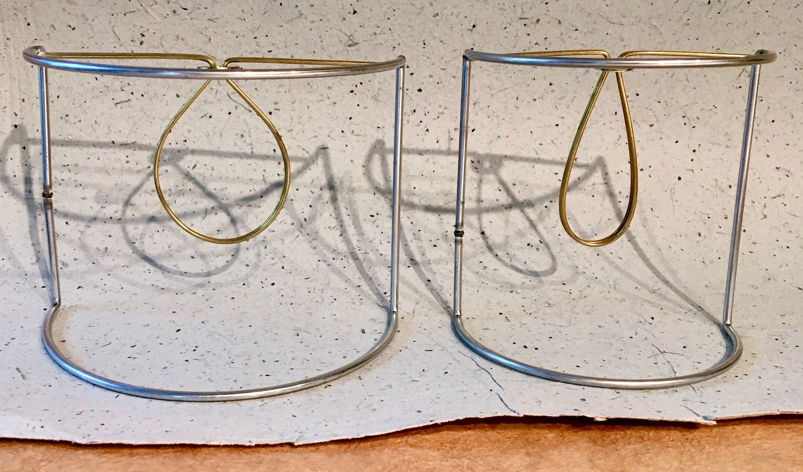 Half Shield Lamp Shade Frames DIY Shield Lampshade for Boat - Etsy UK