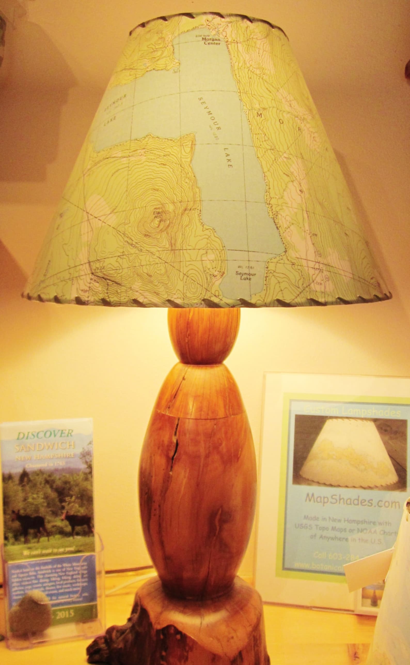 Map Lamp Shade Custom Topographic Map Lampshade of Your - Etsy