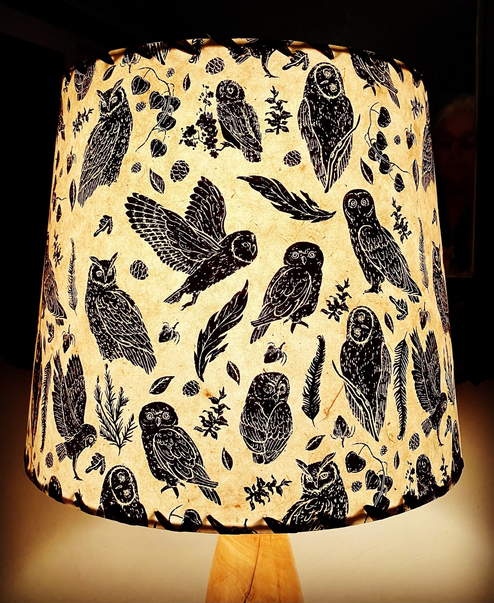Owl Lamp Shade, Can Be Made in Any Size - Etsy