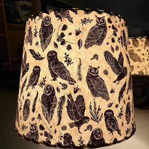 Owl Lamp Shade, Can Be Made in Any Size - Etsy
