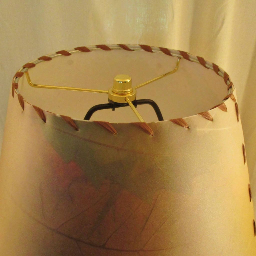 Oak Leaf Botanical Lampshade, Real Pressed Autumn Leaf Lamp Shade - Etsy