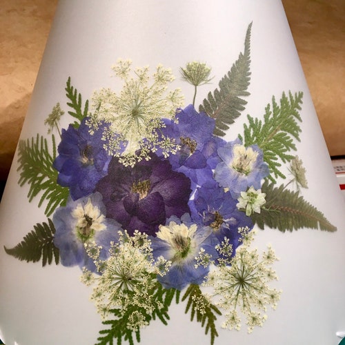 Pressed Fern Botanical Lampshade - Etsy